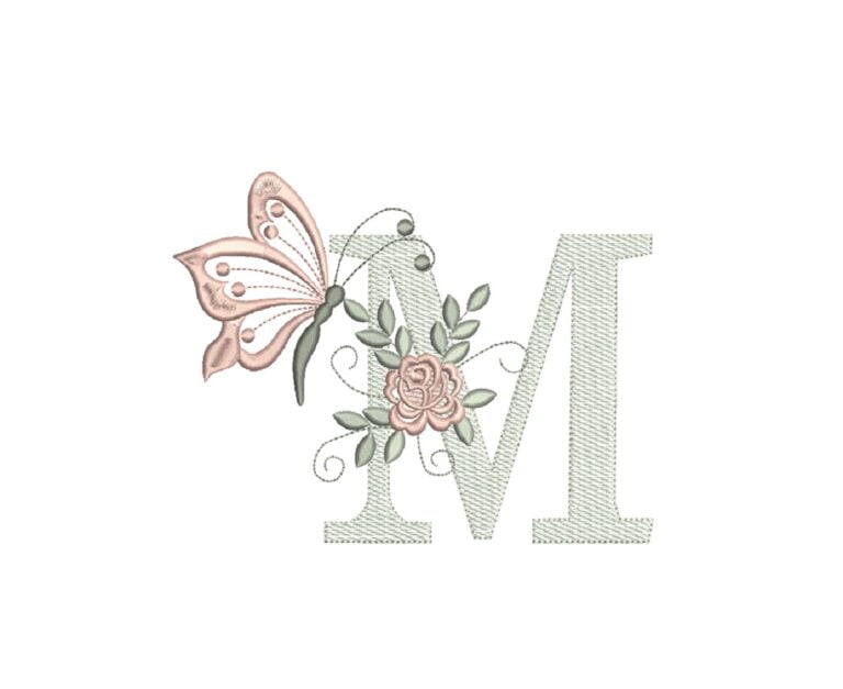 Matriz de Bordado - Letra M - Matrizes Lindas