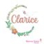 Matriz de Bordado - Nome Clarice 02 - Matrizes Lindas