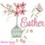 Matriz de bordado - Nome Esther 02 - Matrizes Lindas