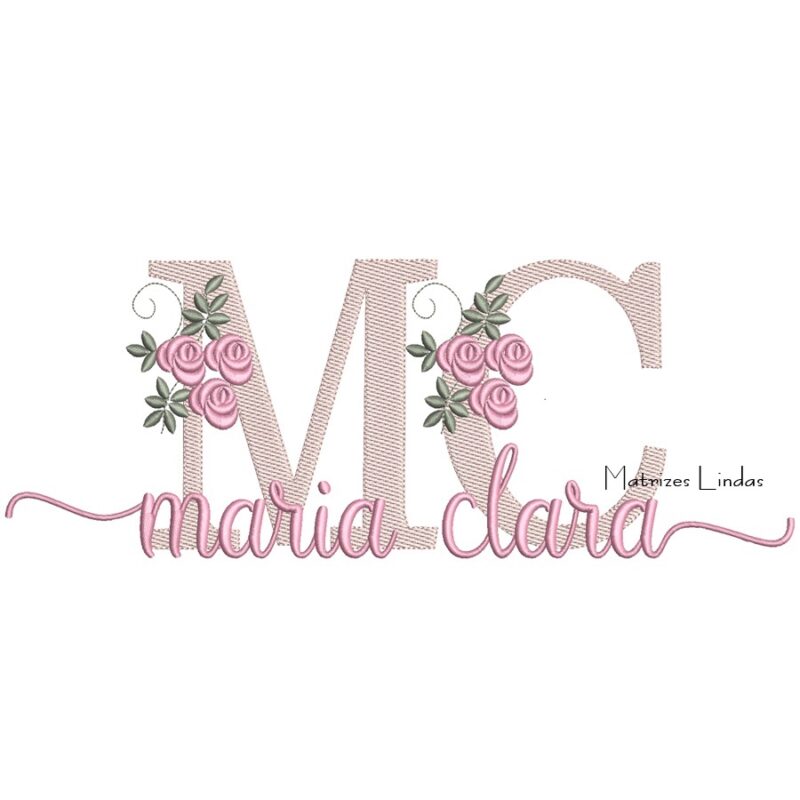Matriz De Bordado Nome Maria Clara Matrizes Lindas